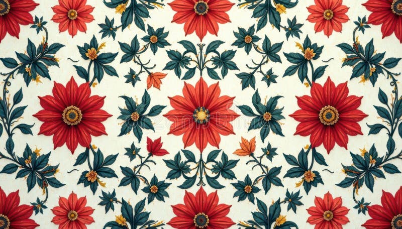 Intricate Floral Design, Repeating Seamlessly , Seamless Pattern ...
