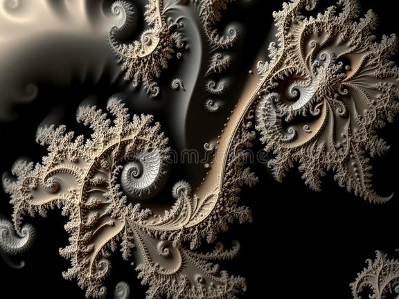 Intricate Fractal Patterns: a Study in Complex Geometry Stock ...