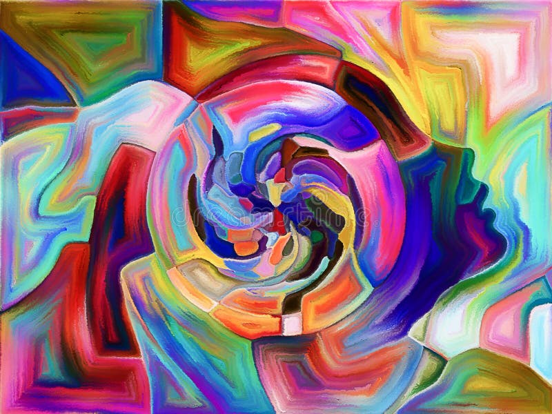 Intricate Fragmentation stock illustration. Illustration of form - 87756648