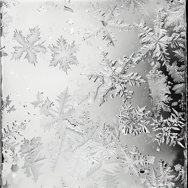Intricate Frost Patterns on a Windowpane Stock Image - Image of ...