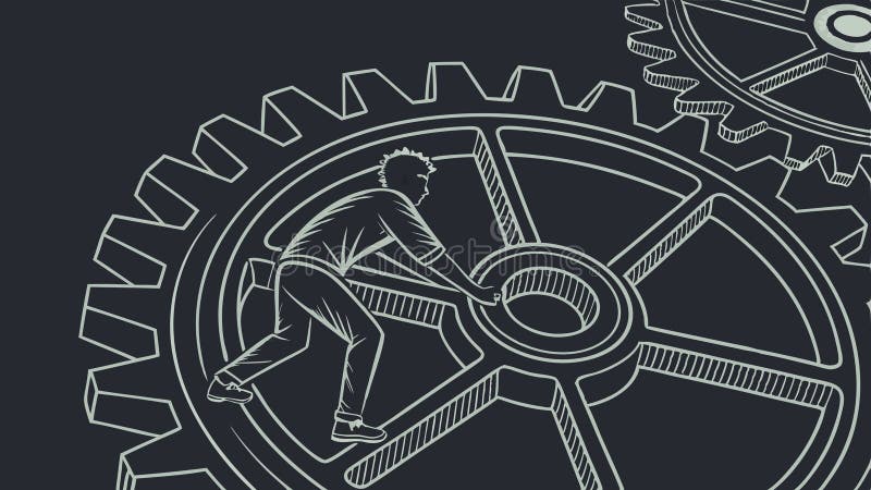 Intricate Gear Wheel Mechanical Abstract Design, Vector Design ...