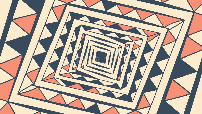 Intricate Geometric Aztec Pattern, Abstract Cultural Design, Vector ...