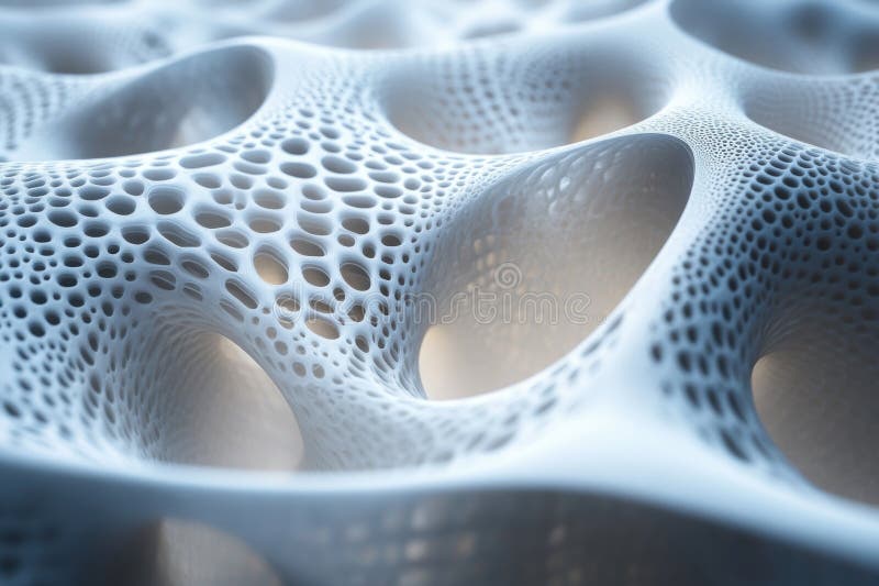 Intricate Geometric Design Created by Advanced 3D Printing Technology ...