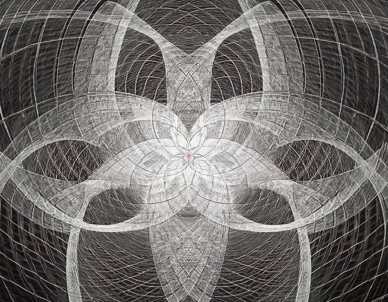 Intricate Geometric Fractals Abstract Digital Symmetry in Complex ...
