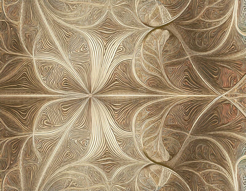 Intricate Geometric Fractals Abstract Digital Symmetry in Complex ...