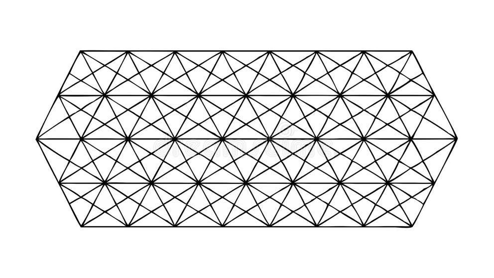 Intricate Geometric Mesh Pattern, Modern and Technical Design, Vector ...