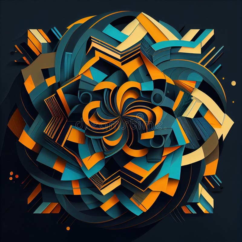 Intricate Geometric Pattern Design, Made with Generative AI Stock ... Intricate Geometric Pattern Design, Made with Generative AI Stock ...