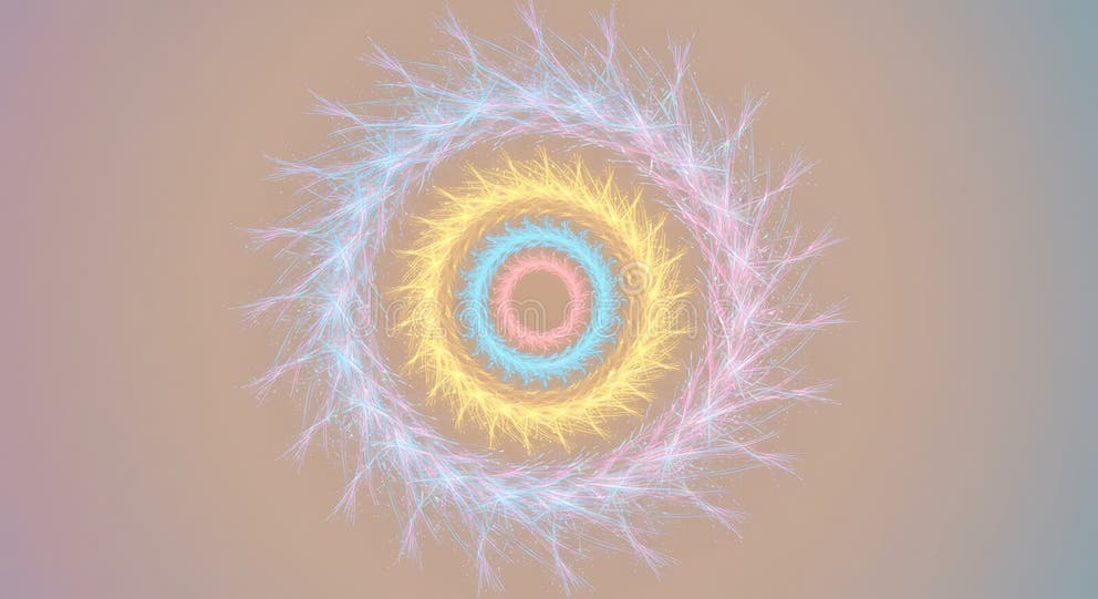 Intricate Geometric Pattern Featuring Multiple Concentric Circles with ...