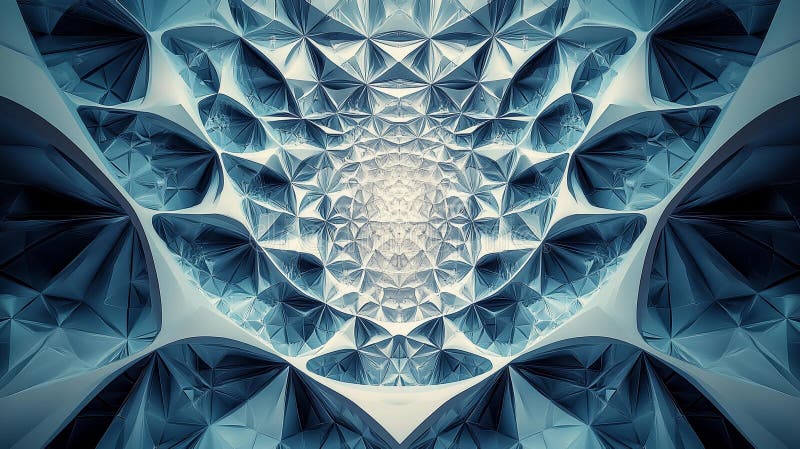 Intricate Geometric Patterns Create a Mesmerizing Visual Experience in a Modern Architectural ...