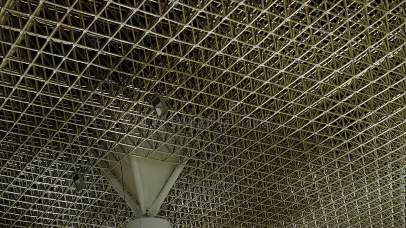 Intricate Geometric Patterns of a Modern Architectural Ceiling Stock ...
