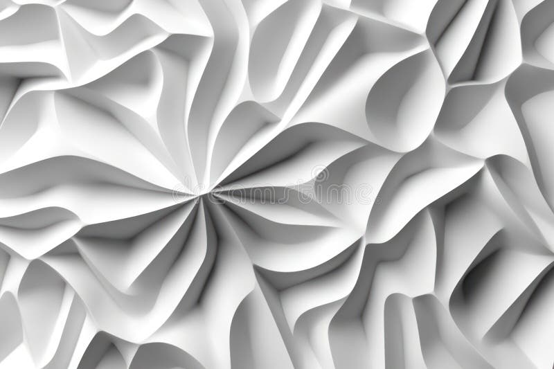 Intricate Geometric Texture in Solid White Color Stock Illustration ...