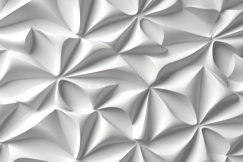 Intricate Geometric Texture in Solid White Color Stock Illustration ...