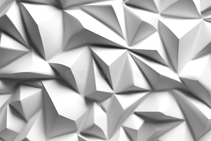 Intricate Geometric Texture in Solid White Color Stock Illustration ...
