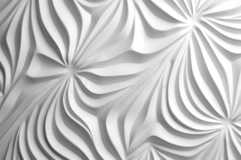 Intricate Geometric Texture in Solid White Color Stock Illustration ...