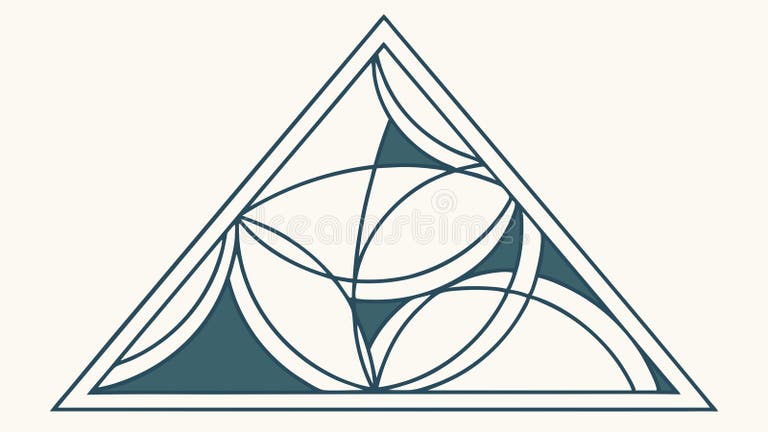 Intricate Geometric Triangle Mandala Pattern Vector, Vector Design ...