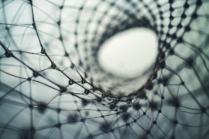 Intricate Geometric Wire Sculpture Masterpiece Stock Illustration ...