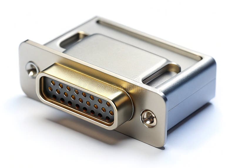 Intricate Glowing Computer Connectors a Nighttime Macro Exploration of ...