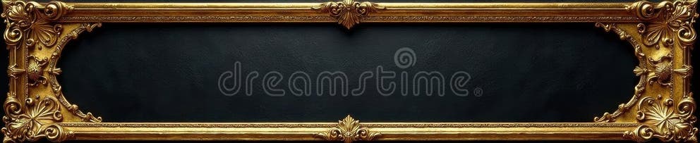 Intricate Gold Scrollwork, Ornate Baroque Frame , Curlicue, Elegant ...