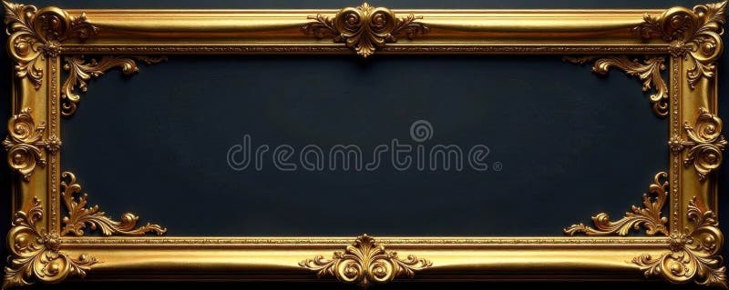 Intricate Gold Scrollwork, Ornate Baroque Frame , Embossed, Ornate ...