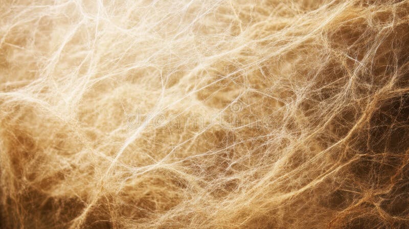 Intricate Golden Fiber Texture Close-Up Background Stock Photo - Image ...