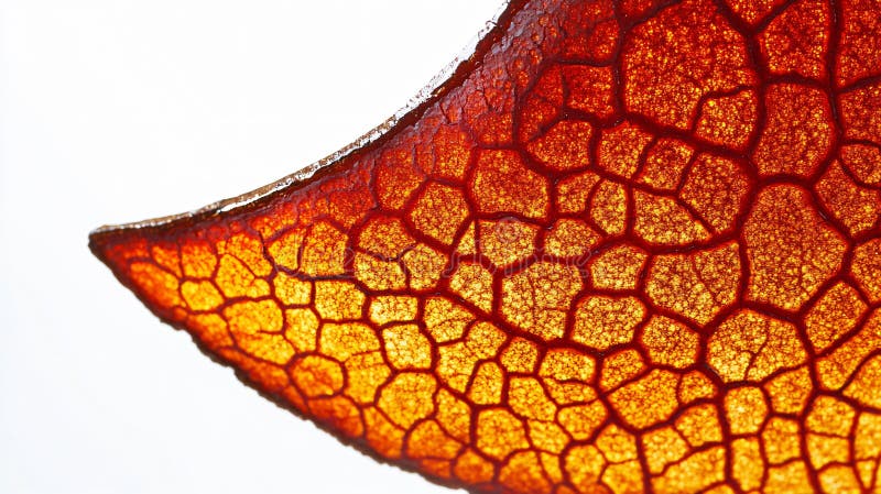 Intricate Golden Leaf Vein Texture Close Up High Quality Image Stock ...