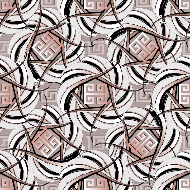 Intricate Greek Key Vector Seamless Pattern. Patterned Geometric Stock ...