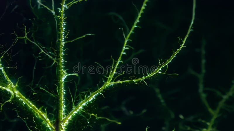 Intricate Green Branching Structures Found Below the Ocean Surface in ...
