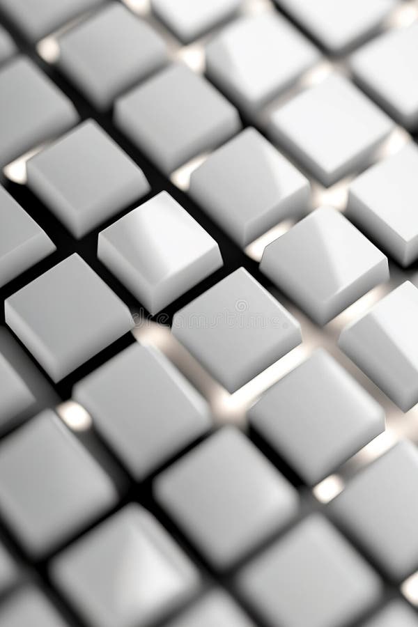 Intricate Grid Pattern Contrasts Black and White Elements, Featuring ...