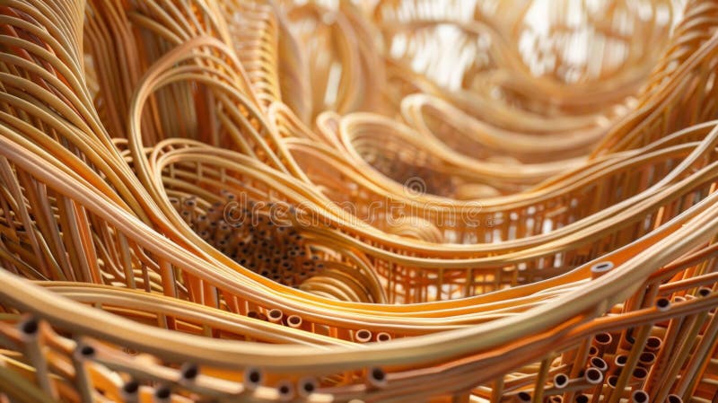 Intricate Handcrafted Rattan and Bamboo Weave Patterns for Artistic ...