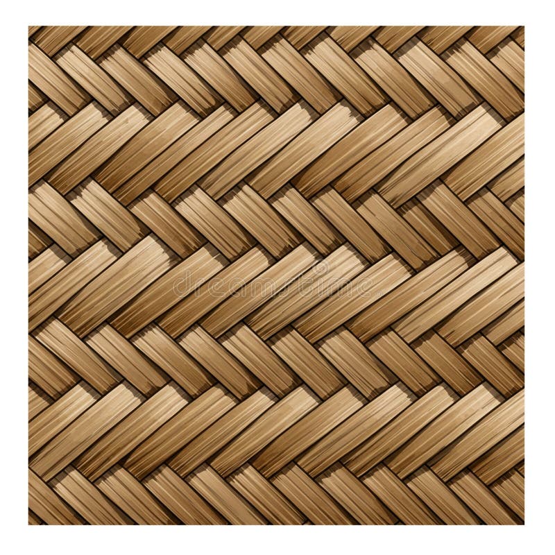 Intricate Herringbone Woven Pattern Featuring Intertwining Strips of ...