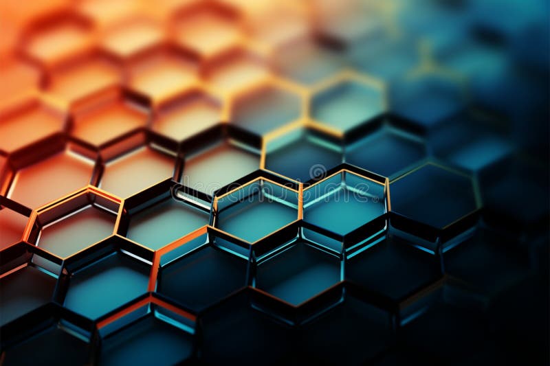 Intricate Hexagonal Network Produces a Harmonious and Visually Striking ...