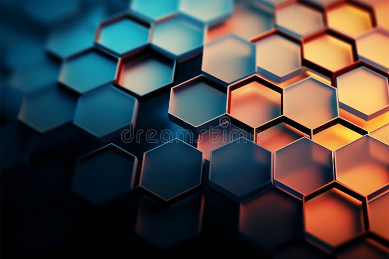 Intricate Hexagonal Network Produces a Harmonious and Visually Striking ...