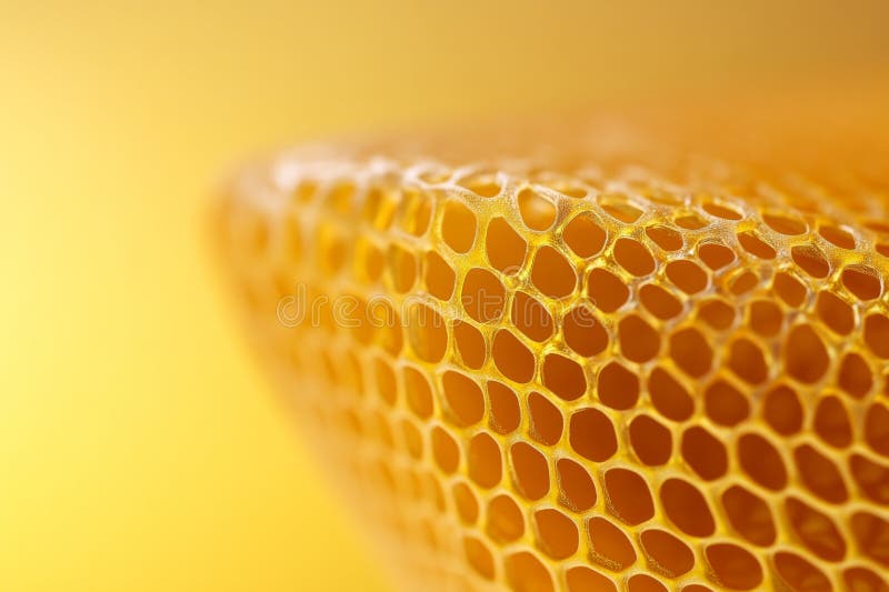 Intricate Honeycomb Cell Macro Shot Stock Illustration - Illustration ...