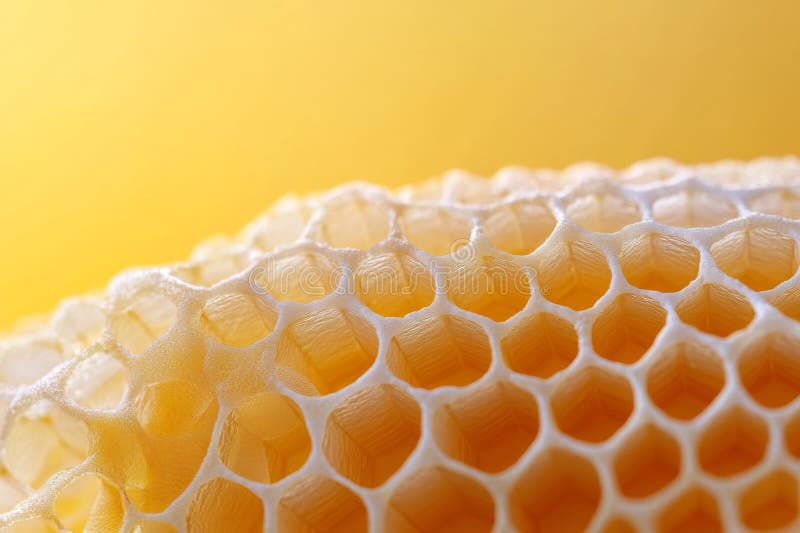 Intricate Honeycomb Cell Macro Shot Stock Illustration - Illustration ...