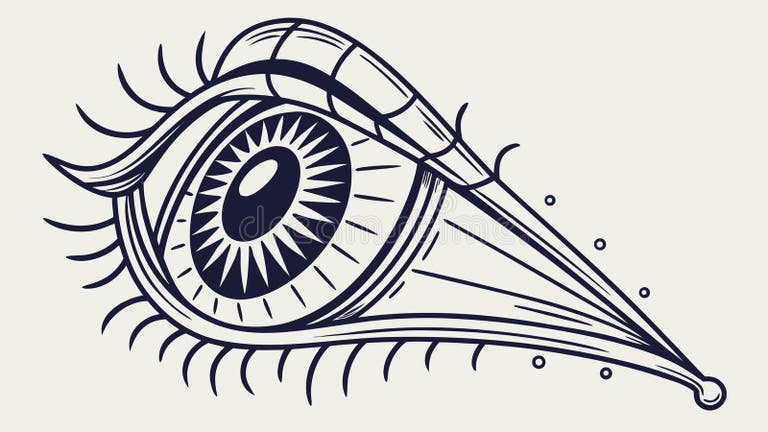 Intricate Human Eye with Stylized Patterns, Vision and Perception Art ...