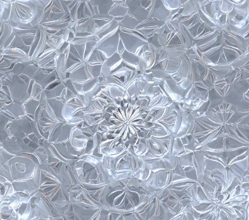 Intricate Ice Crystal Texture Seamless Winter Background for Design ...