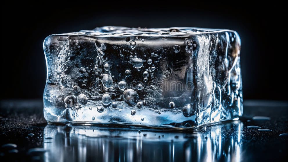 Intricate Ice Structure Revealed Tiny Air Bubbles within a Pristine ...