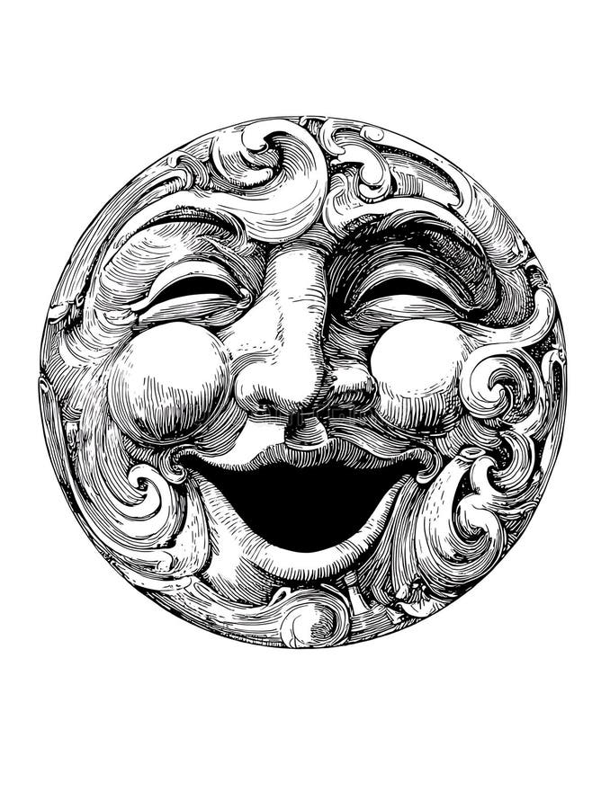 Stylized Smiling Snowman Isolated Stock Vector - Illustration of santa ...