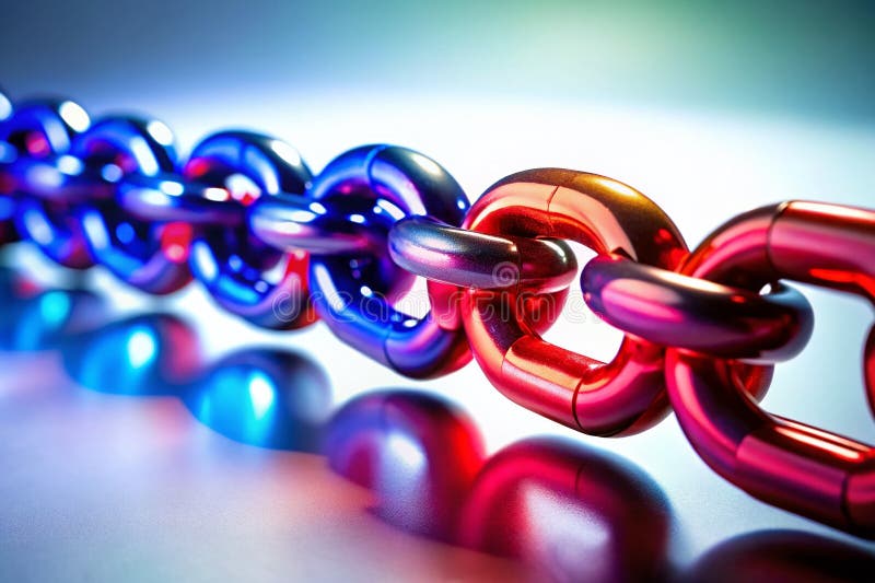 Intricate Intertwined Chains Silhouette a Striking 3D Render of ...