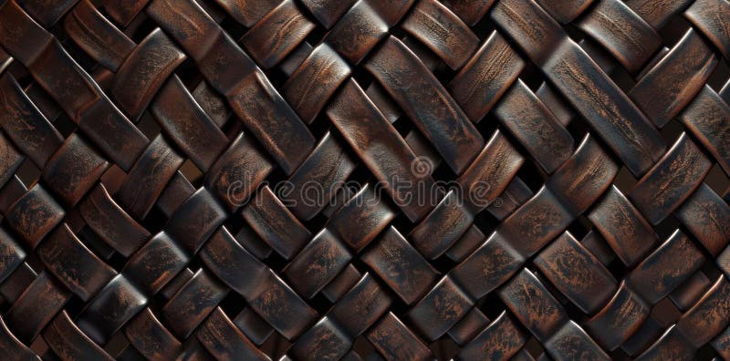Intricate Iron Weave. Woven, Braided, and Intertwined with a Complex ...