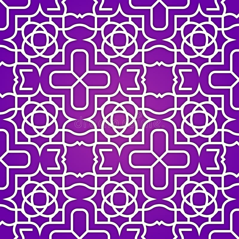 Intricate Islamic Crescent Moon and Lantern Calligraphy Stock ...