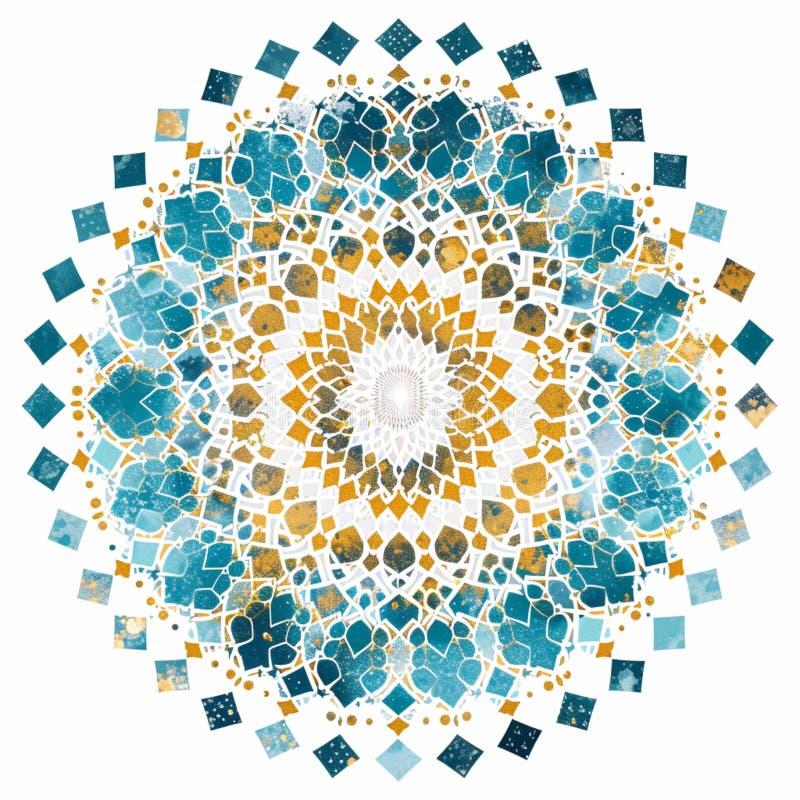 Intricate Islamic Patterns Shows Geometric Elegance, Intertwining Lines ...
