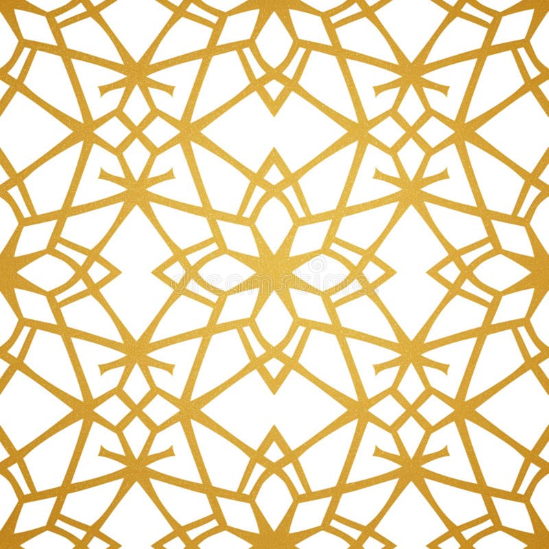 Intricate Islamic Patterns Shows Geometric Elegance, Intertwining Lines ...
