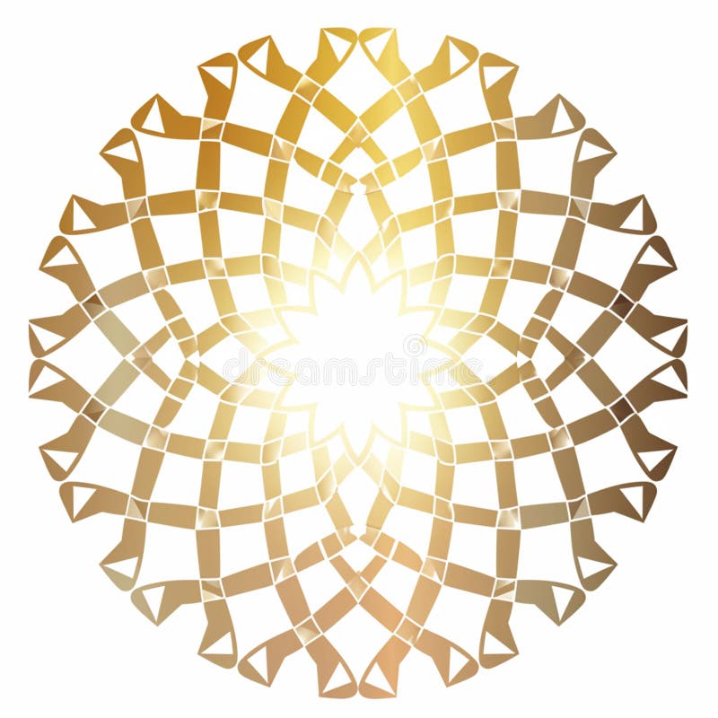 Intricate Islamic Patterns Shows Geometric Elegance, Intertwining Lines ...