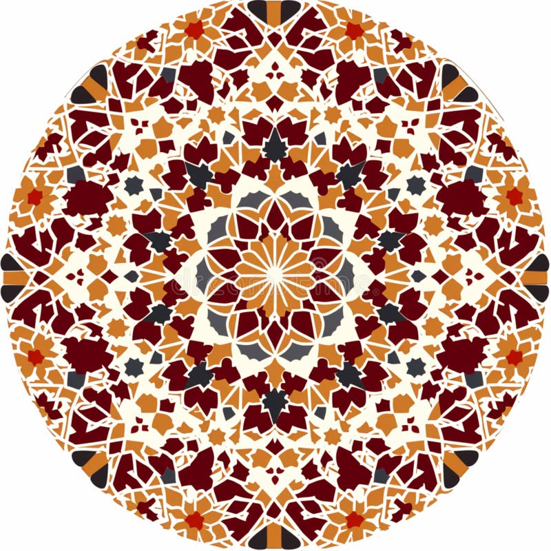 Intricate Islamic Patterns Shows Geometric Elegance, Intertwining Lines ...