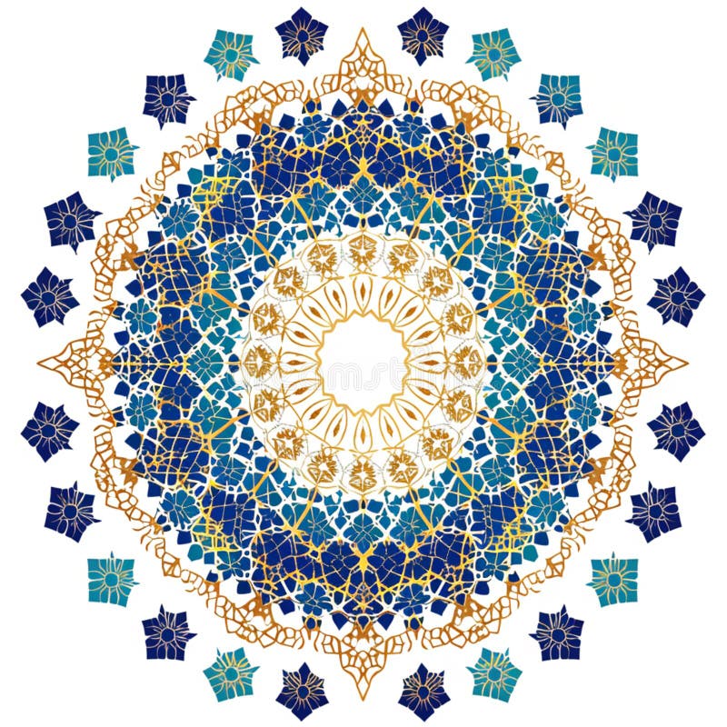 Intricate Islamic Patterns Shows Geometric Elegance, Intertwining Lines ...