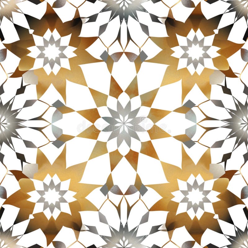 Intricate Islamic Patterns Shows Geometric Elegance, Intertwining Lines ...