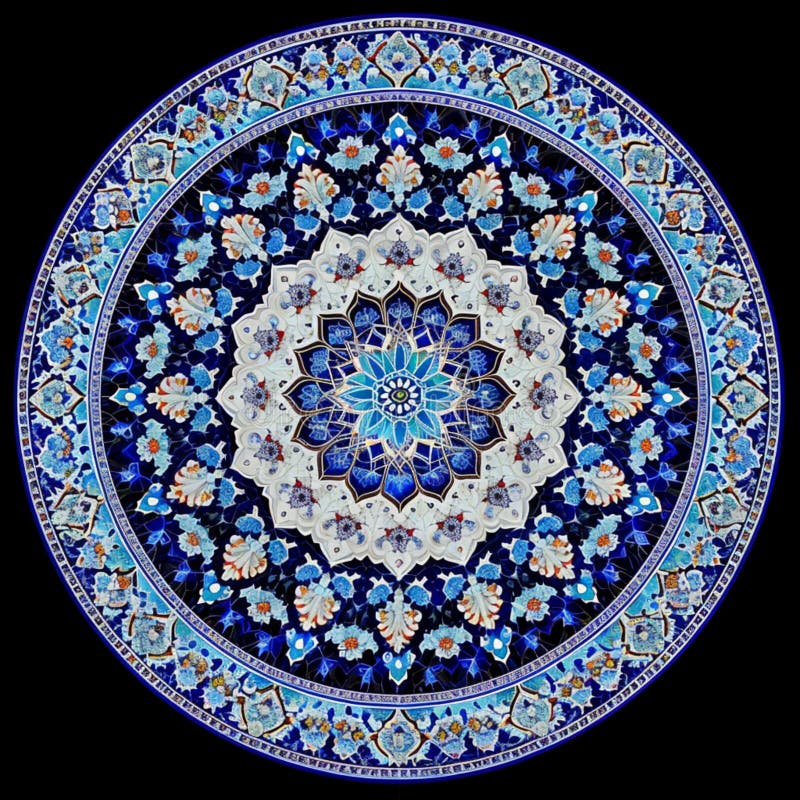 Intricate Islamic Patterns Shows Geometric Elegance, Intertwining Lines ...