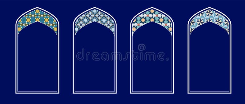 Intricate Islamic Window Designs Showcasing Colorful Geometric Patterns ...