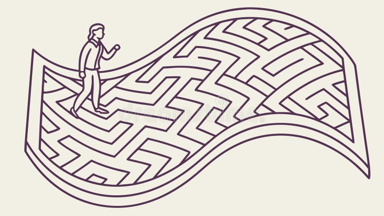 Intricate Labyrinth Maze, a Challenge for Problem-solvers, Logical ...
